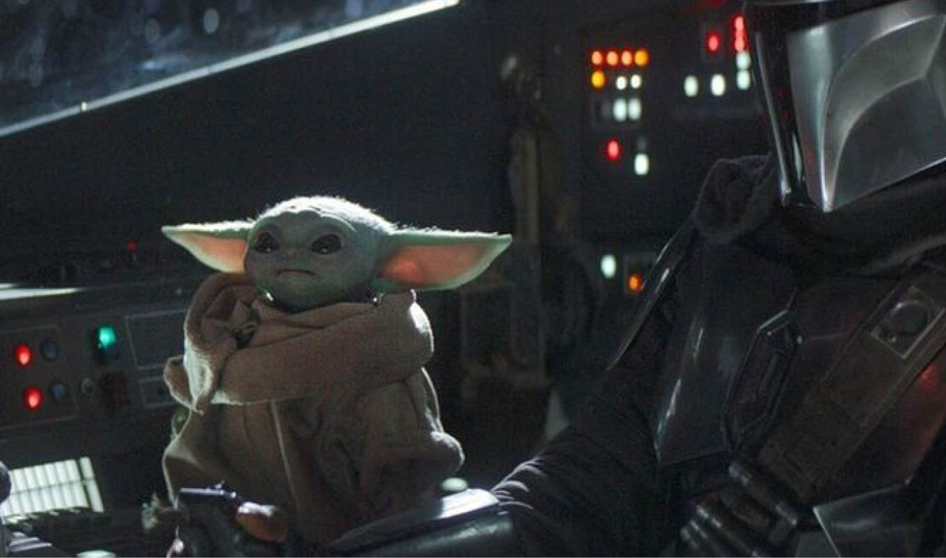 Baby Yoda visita la ISS con la tripulación de SpaceX