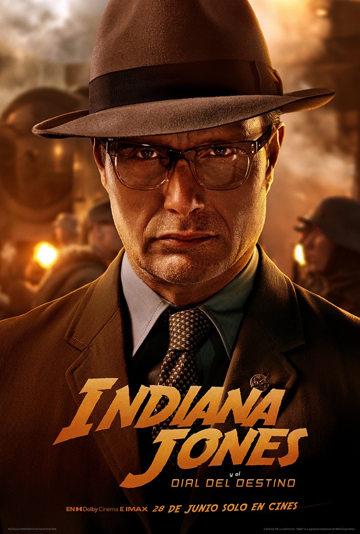 Pósters de los personajes de Indiana Jones y el Dial del Destino